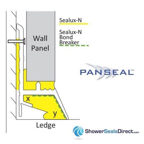 Panseal The shower seal for your HPL Shower Wall Panels