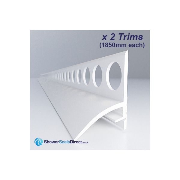 PVC Trade Shower Bath Trim Five Pack All UK